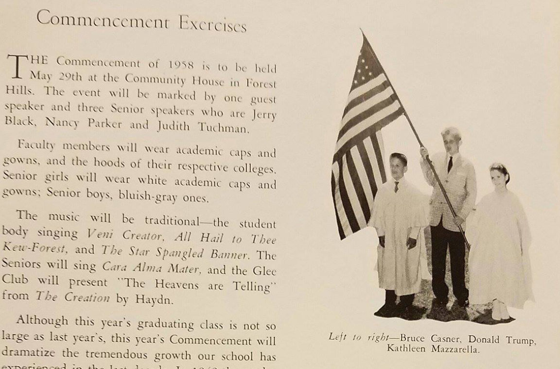 The Report Card on Trump’s Queens School Days – New York City News Service
