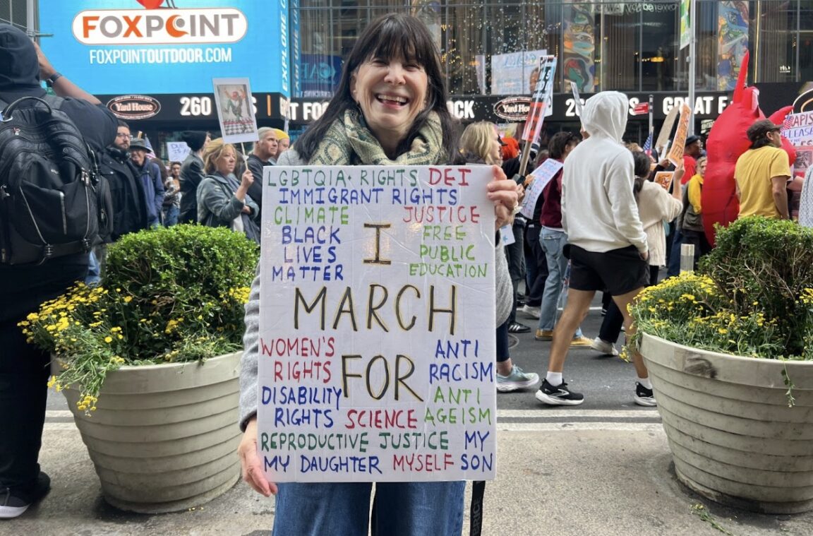 New Yorkers Pack Times Square to Join Nationwide ‘No Kings ...